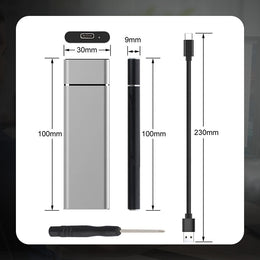 Portable external hard drive. Plug and play for Windows, PC, and Mac ...