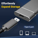 Portable external hard drive. Plug and play for Windows, PC, and Mac ...