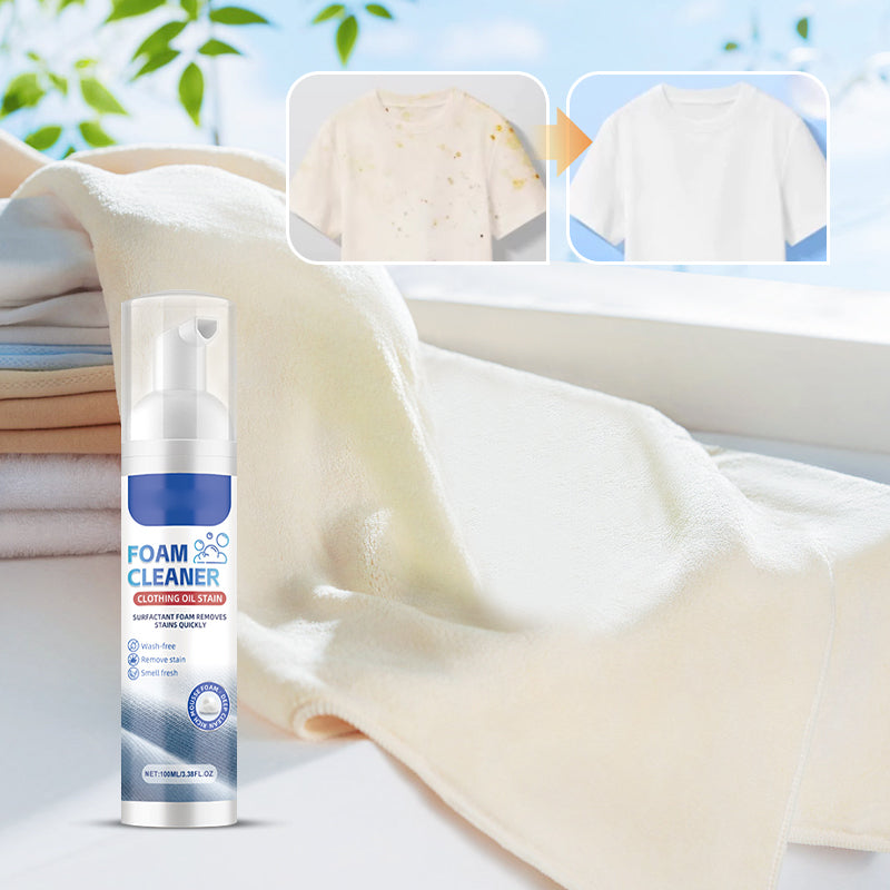 🔥Last Day Promotion 50% OF!!🔥Foam Cleaner for Grease Stains on Clothes ...