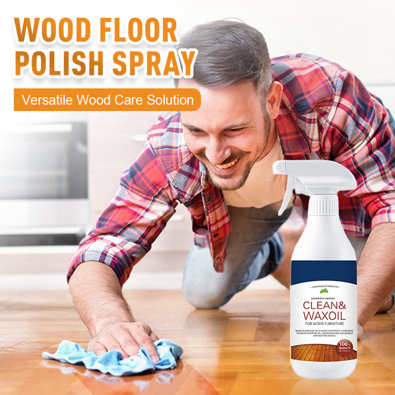 🔥Hot New Products🔥Wood Floor Cleaner & Polish Spray⏳time-limited speci ...