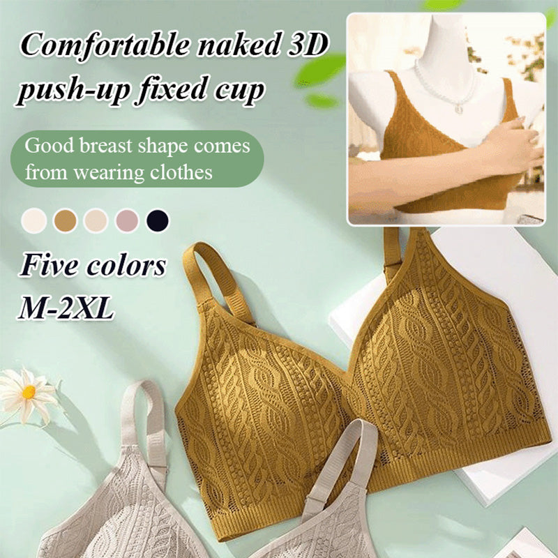 Seamless Wireless Elastic Lace Bra – spainho